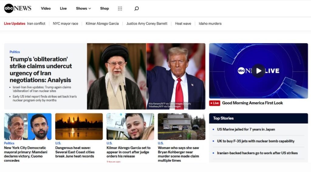 News Website Sample: 20 Real Examples for Inspiration - Web Design Mob