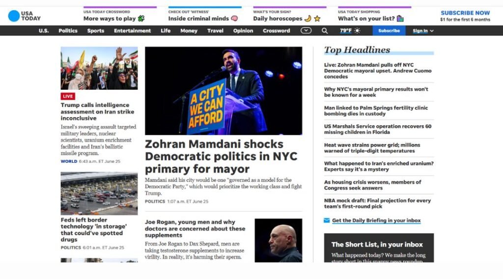 News Website Sample: 20 Real Examples for Inspiration - Web Design Mob