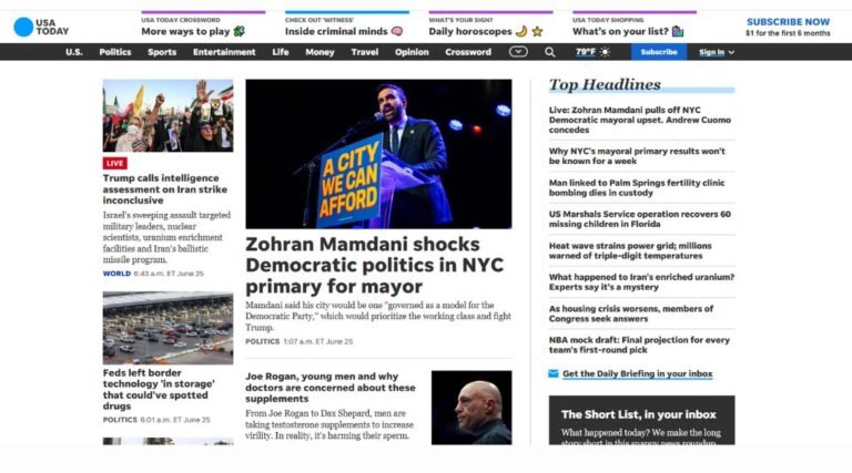 News Website Sample: 20 Real Examples for Inspiration - Web Design Mob